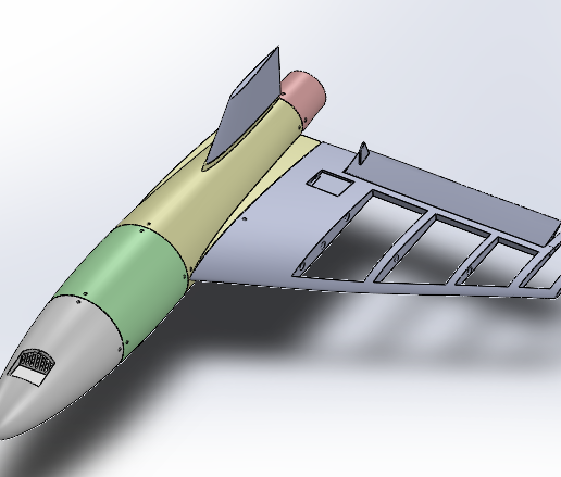 STL file RC plane, flying wing 🛩️ ・3D printer model to download・Cults
