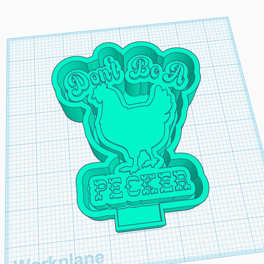STL file Dont be a pecker 🐔 ・3D printer model to download・Cults
