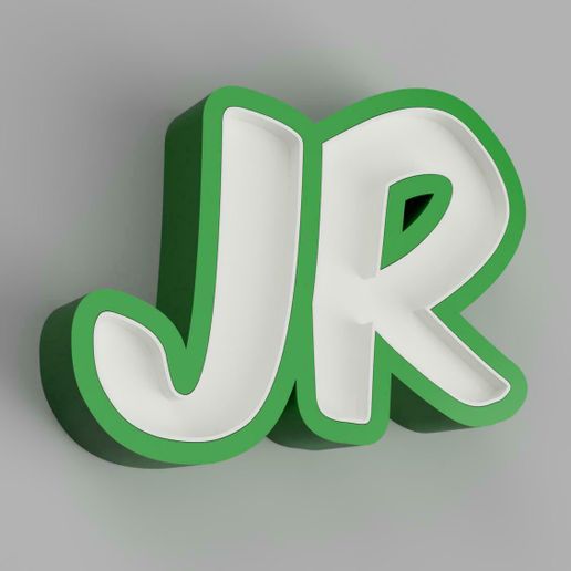 3D file NAMELED JR - LED LAMP WITH NAME 🔦 ・3D printer model to download ...
