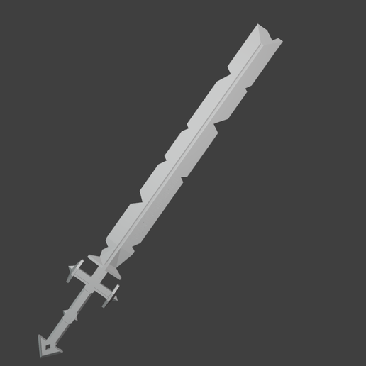 🗡️ Ancient low poly sword・Free STL File for 3D printing・Cults