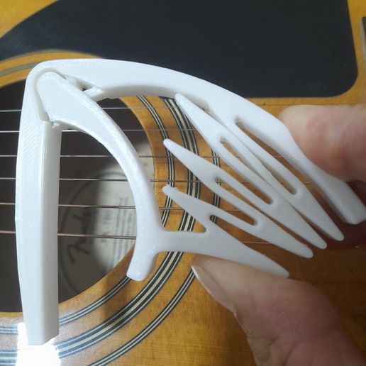 🎸 Capotraste capo capo・Archivo STL para Impresión 3D・Cults