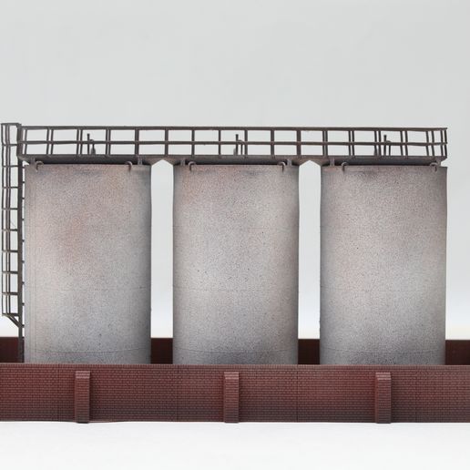 🏘️ Gateshead TMD Tanks Model Rail Depot Set of 3 OO 1/76・ STL File for ...