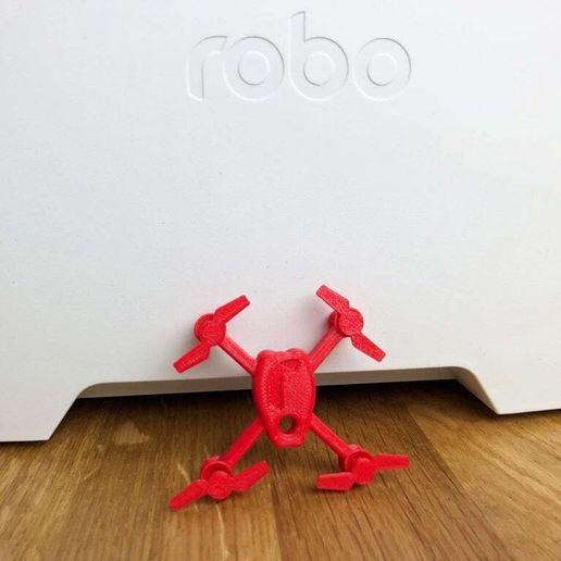 🗝️ The Mini Drone Keychain・Archivo STL Gratis para ・Cults