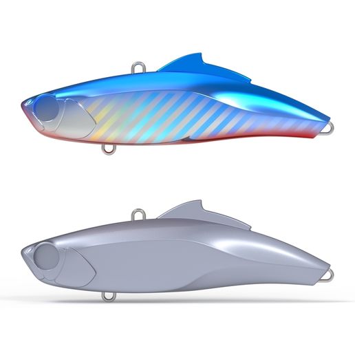 STL file Hard fishing lure 75mm 🎣 (STEP)・3D printing idea to download・Cults