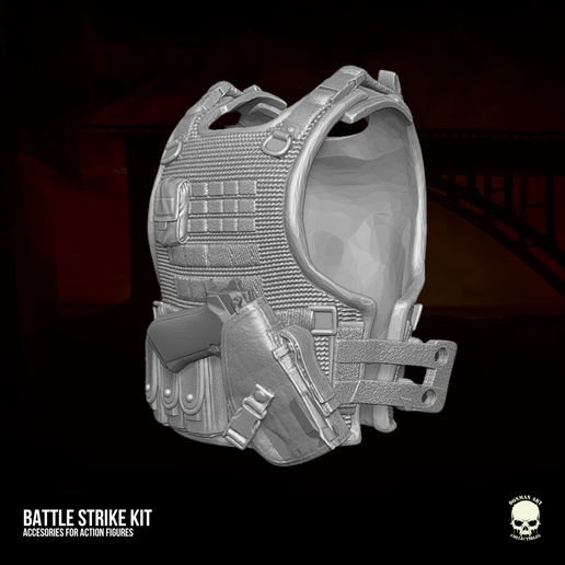 🪖 Battle Strike Kit 3D printable files for action figures・ STL File for ...