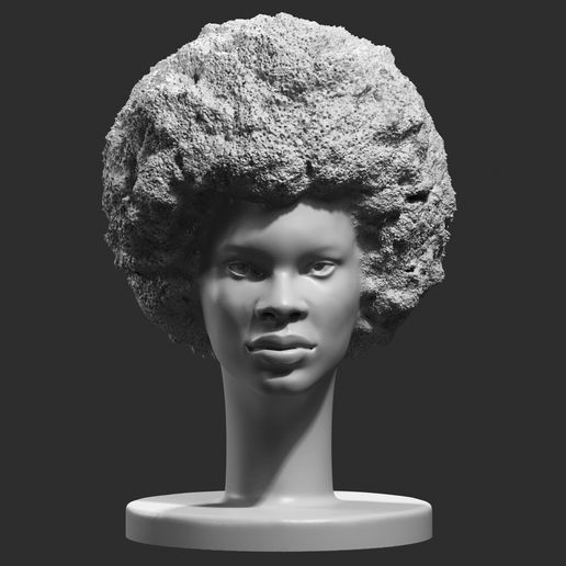 STL file female head bust modern sculpture 107 ♀️ (OBJ)・3D print design ...