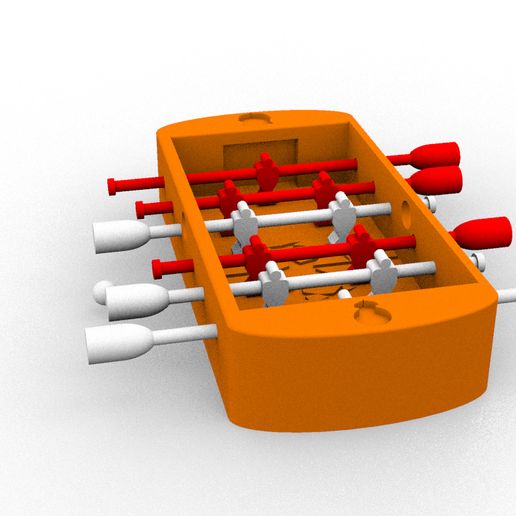 🥅 Foosball table mini Foosball table・ STL File for 3D printing・Cults