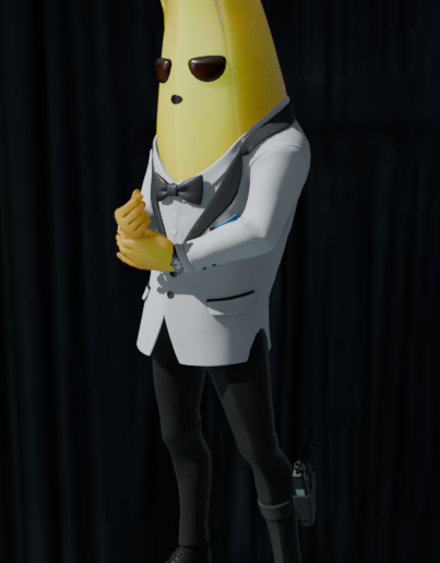 🍌 Agent Peely (FN Chapter 2 Season 2) 3D Printable STL with Base ...