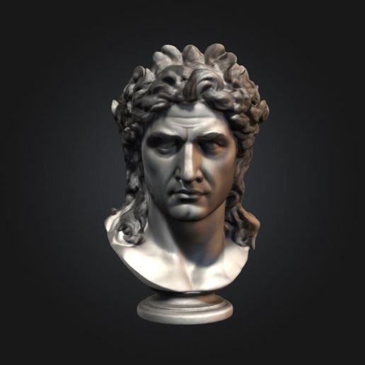 3D file Apollo Bust | Stl,Obj,Glb,Fbx 👤 ・3D print design to download・Cults