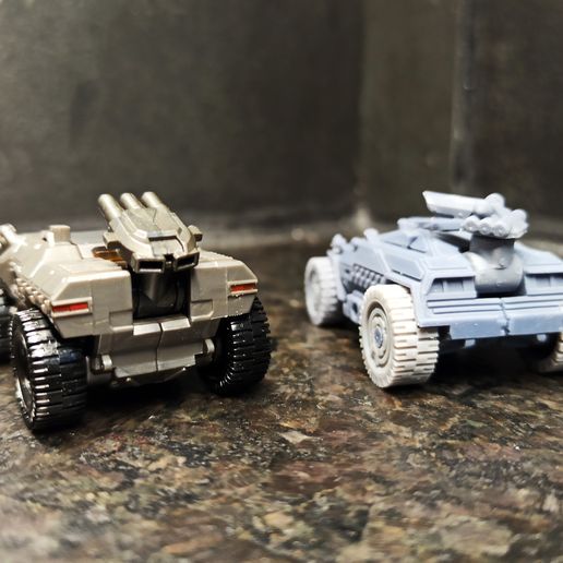 STL file toy car D Vehicle Sphynx Diaclone Hardline Tactical 🚗 ・Model ...