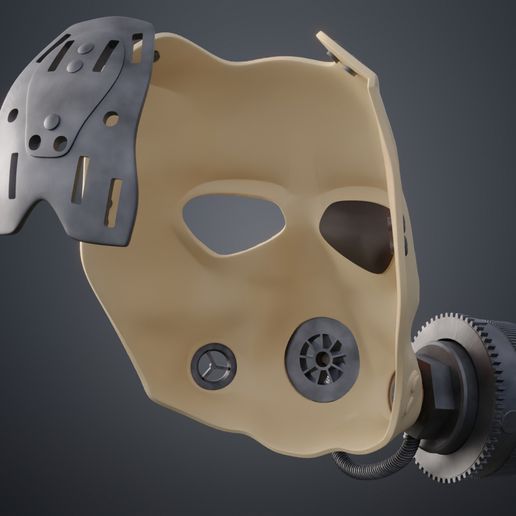 🎮 Krieg's Psycho mask - Borderlands・ 3D File for 3D printing・Cults