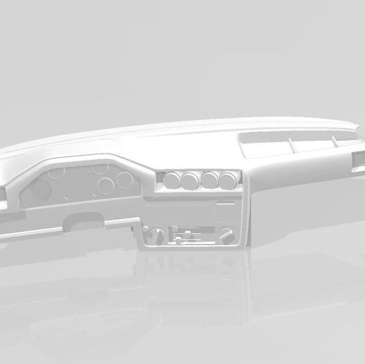 🪴 DASHBOARD BMW E30 V1 SADS RC DRIFT 1/10・ STL File for 3D printing・Cults