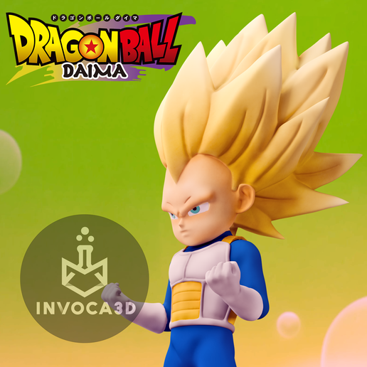 🧒 Vegeta Super Saiyan 3- ssj3 – (child, kid, mini) Dragon Ball Daima ...
