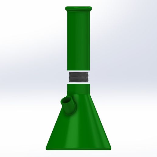 💐 Basic Bong Customizable - Commercial Use・ 3D File for 3D printing・Cults