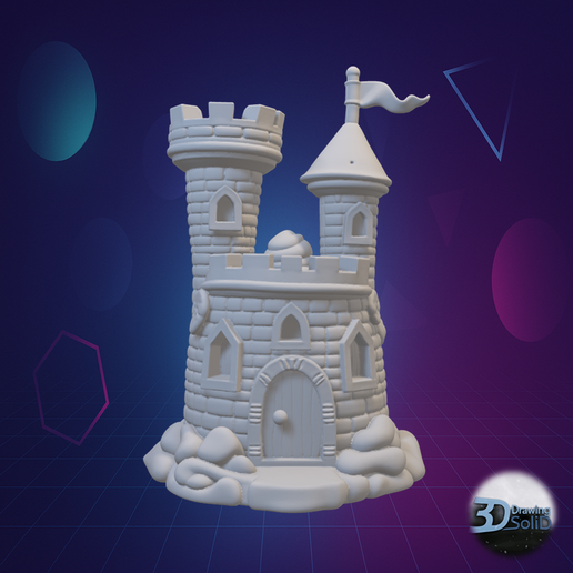 🏰 Castle Decor・ STL File for 3D printing・Cults