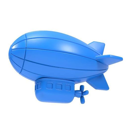 ️ Zeppelin Toy・ STL File for 3D printing・Cults