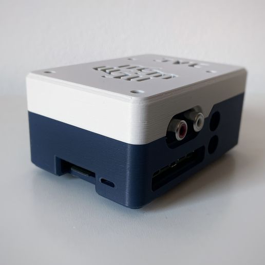 3MF file Raspberry Pi 4 Box + IQAUDIO PI-DAC+ AUDIO HAT 📦 ・3D printer ...