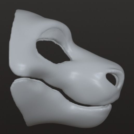 realistic dragon head base