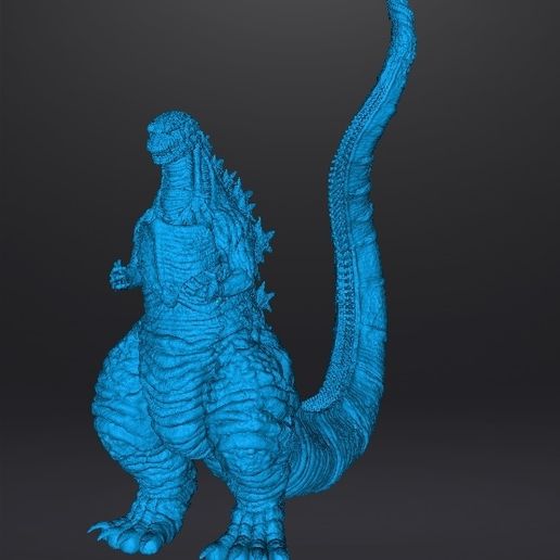 👹 SHIN GODZILLA KAIJU MONSTER MINIATURE MODEL GAMES RPG DND・ STL File ...