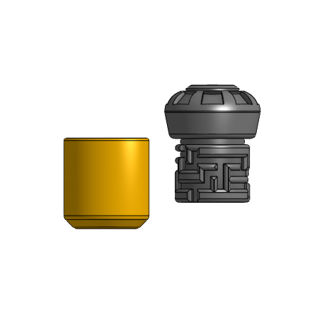 Archivo STL gratis Caja laberinto de células de fusión Fallout 🧸 ・Plan ...