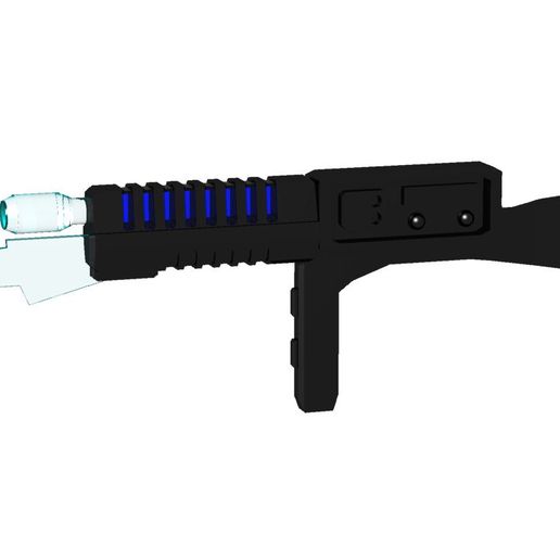 🔫 Cylon Rifle Battllestar Galactica Prop gun 3D print weapon 1:1 scale ...