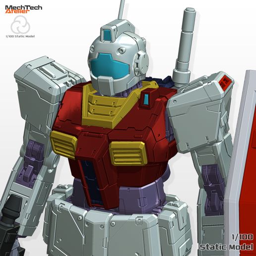🤖 RGM-79R GM II・ 3D File for 3D printing・Cults