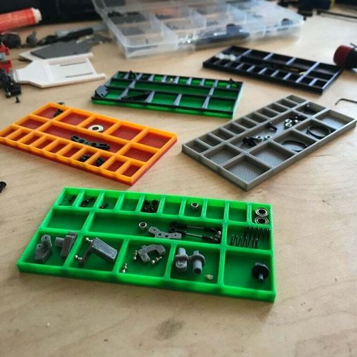 🧞‍♂️ Parts tray・Free STL File for ・Cults