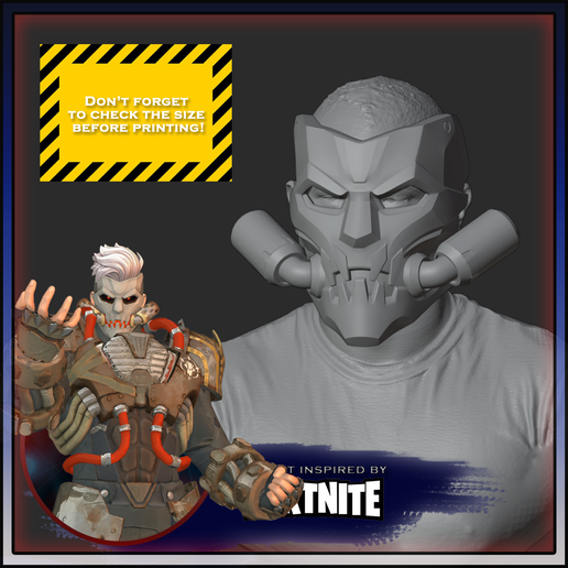 👾 Megalo Don mask (Fortnite)・ 3D File for 3D printing・Cults