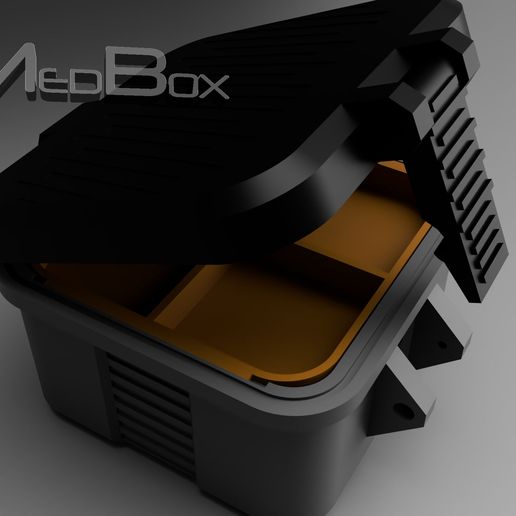 📦 MED BOX・ STL File for 3D printing・Cults