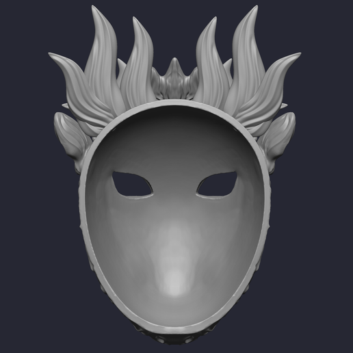 🔥 Avatar Fire and Ash Theme Mask・ STL File for 3D printing・Cults