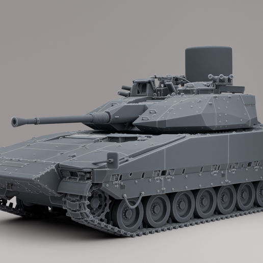 🪖 Luftvarnskanonvagn Lvkv 9040C, 1:72・文件用于 STL 三维打印・Cults
