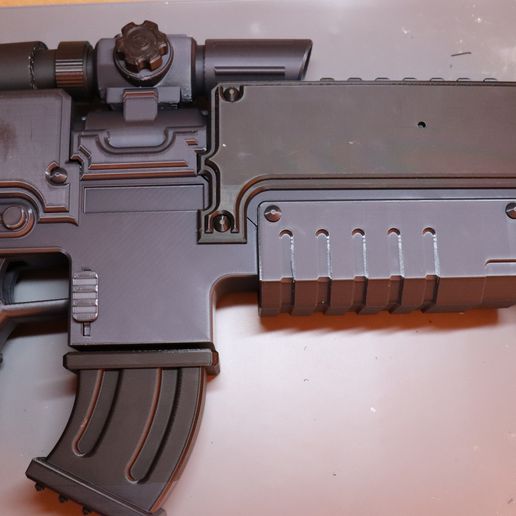 🔩 Bolt Rifle - WH40K Inspirado Cosplay Prop・Archivo STL para Impresión ...