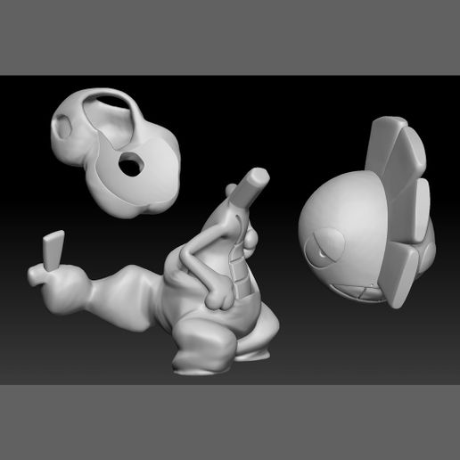 🐉 Pokemon Scraggy Scrafty・ STL File for 3D printing・Cults
