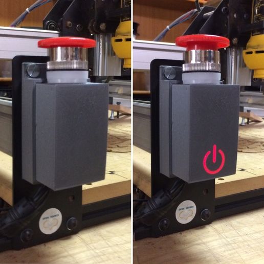Free 3D file Light Up Emergency Power Button/Switch ⬆️ ・3D printable ...