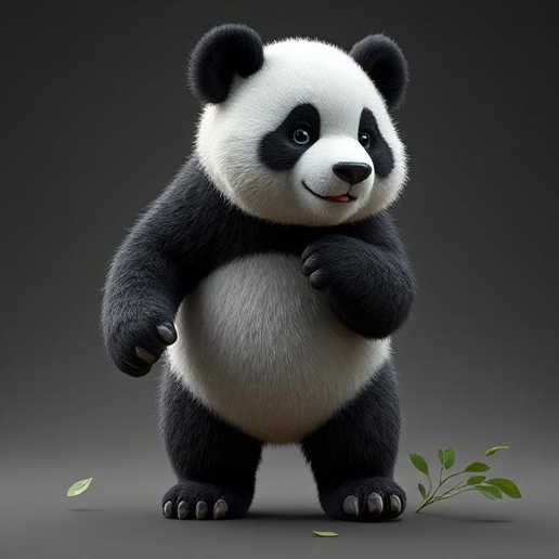 🐼 Little Panda / Multicolor・Free STL File for 3D printing・Cults