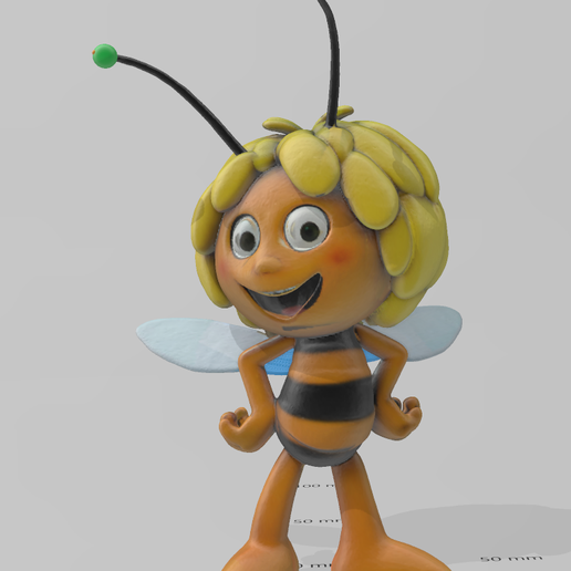 STL file Biene Maja Maya the Bee 🐝 ・3D printing idea to download・Cults