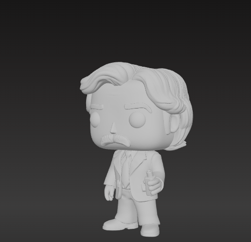 🎨 Anchorman - Brian Fantana Funko Fan Art・ STL File for 3D printing・Cults