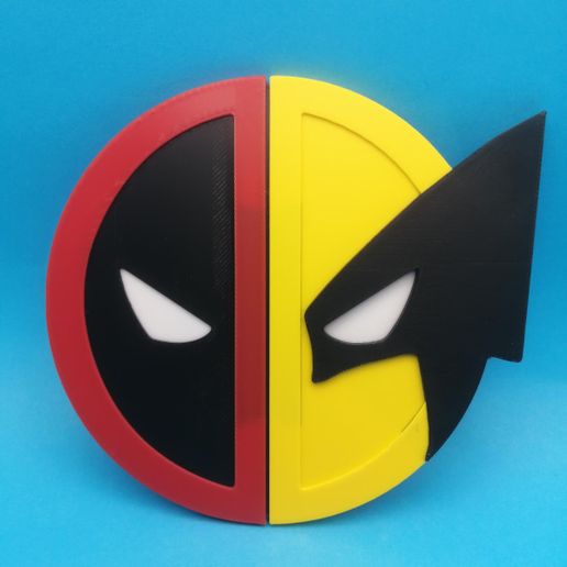 🎨 Deadpool and Wolverine Drinks Coaster - EMBLEM - SIGN - WALL ART・ STL ...