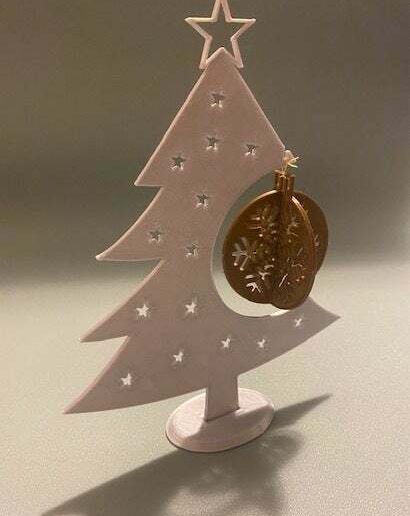 Free STL file Snowflake Christmas Tree Kit Card ️ ・3D print design to ...