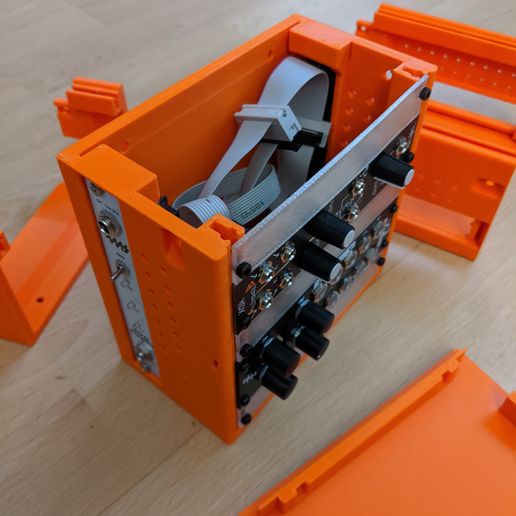 🎵 Expandable Eurorack Case Blocks・ STL File for 3D printing・Cults