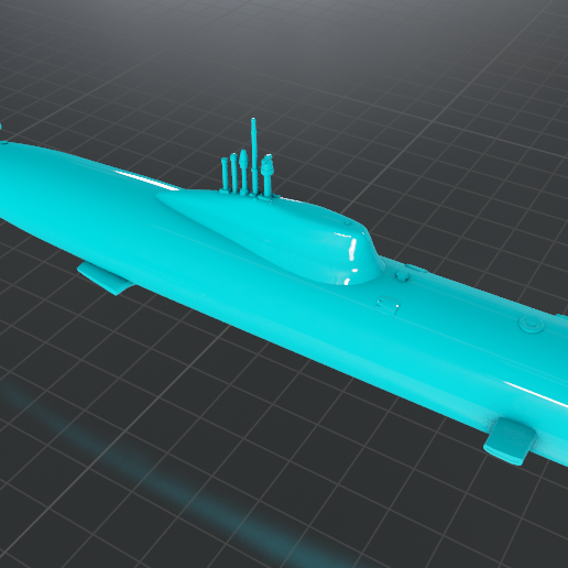 🚢 Russian submarine K-284 Akula SHIP MODEL・ STL File for 3D printing・Cults