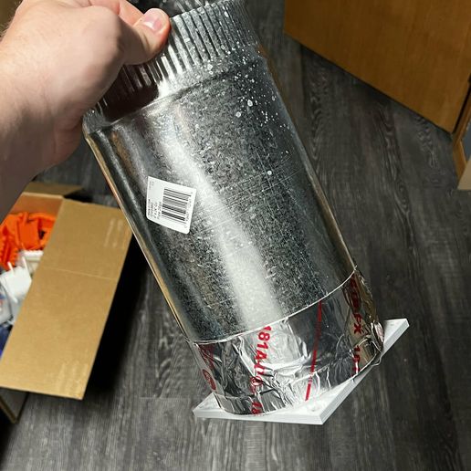 🧞‍♂️ 140mm PC Fan to 6" HVAC Duct Adapter・Free STL File for ・Cults