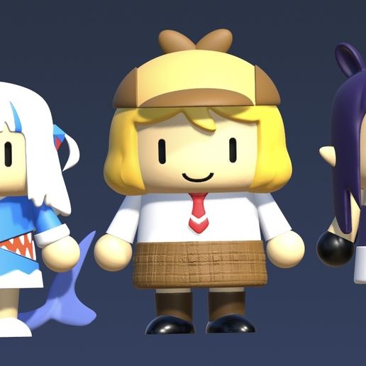 👾 Smol Calli・Free STL File for 3D printing・Cults