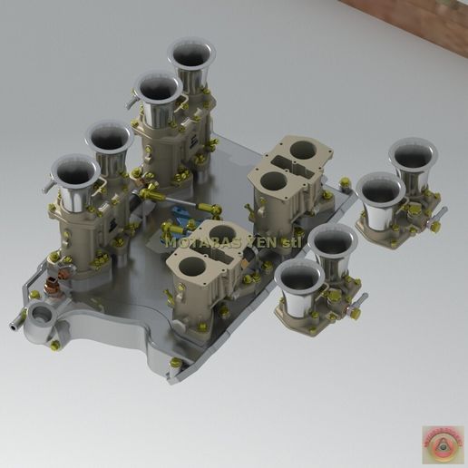 🚙 WEBER IDA for Ford 351w engines - CARBURETOR・ STL File for 3D ...