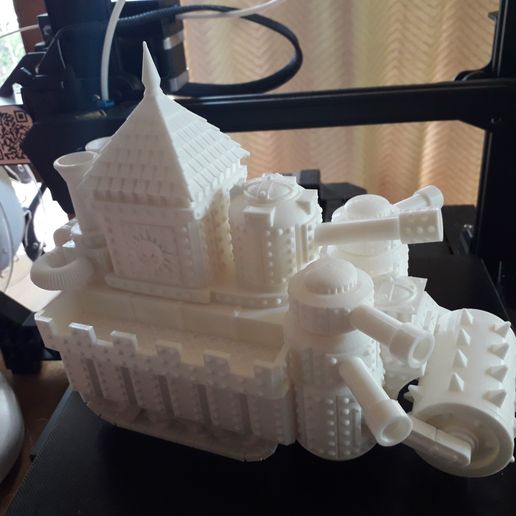 🛰 Retro Space Ork Battlefortress・Free STL File for 3D printing・Cults