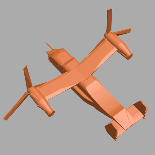 🏠 V-22 Osprey・ STL File for 3D printing・Cults