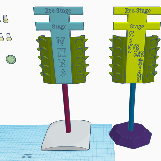 🎄 Drag racing Christmas Tree Light Stand・ STL File for 3D printing・Cults