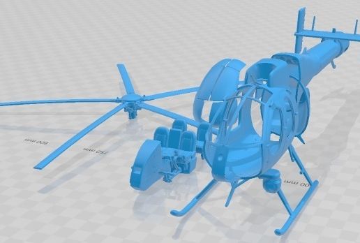 🚁 MD 520N V9 Notar Printable Helicopter・ 3D File for ・Cults