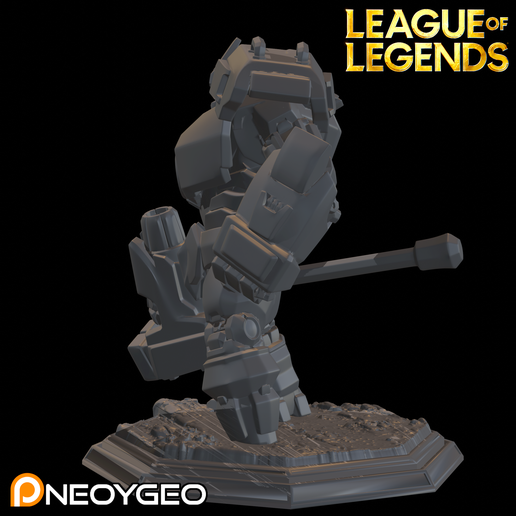 🎲 MECHA ZERO SION - LEAGUE OF LEGENDS・Free STL File for 3D printing・Cults