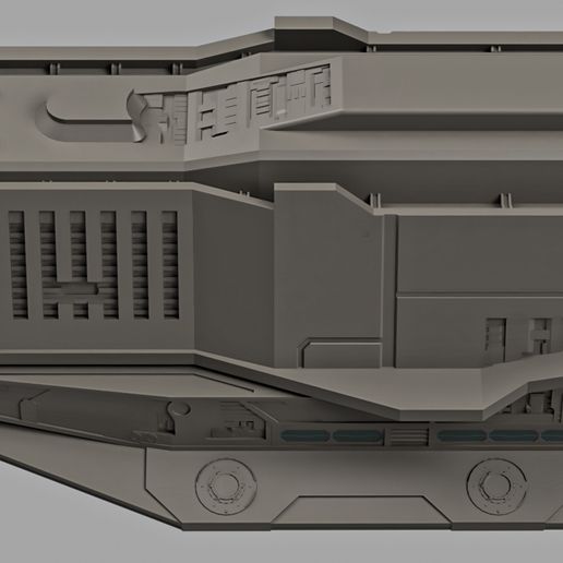 😇 Halo Punic Class Supercarrier (Halo Fleet Battles Redux)・ 3D File for ...